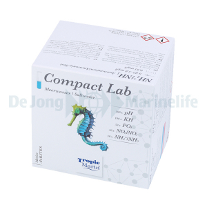 Compact Lab Test Set contains: pH, KH, PO4, NO2, NO3, NH3, NH4